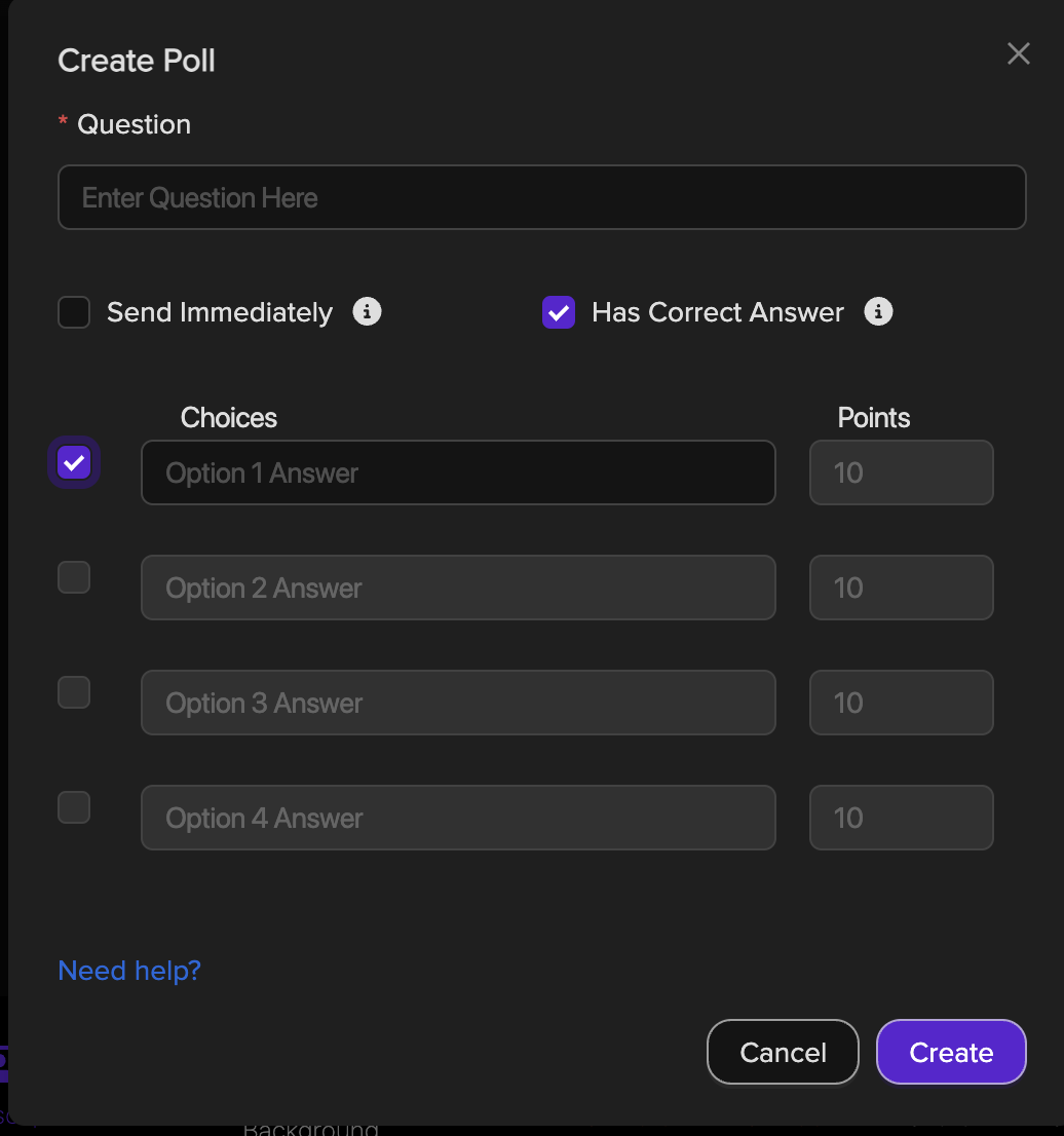 Tools: chat, polls, cohost & more – B/R Creators